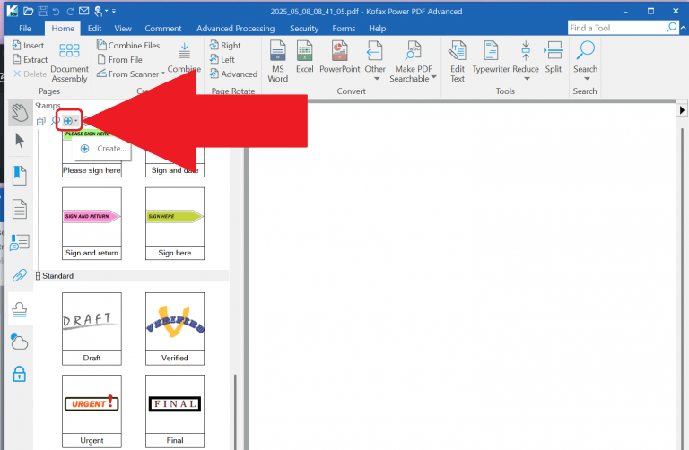 Adding “Exhibit” Stamp to Power PDF – NAS Technology Consulting, LLC